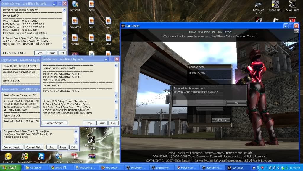 Internet is disconnected!! HELP! | RaGEZONE - MMO Development Forums