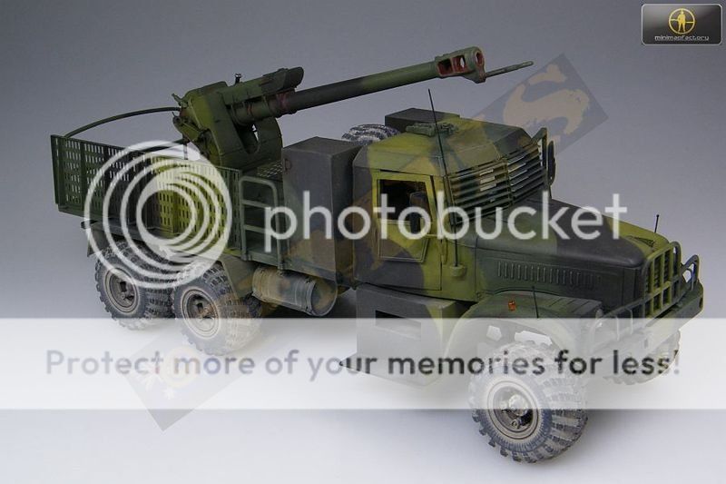 KRAZ-255B TMM-3 bridgelayer chez Miniman Factory